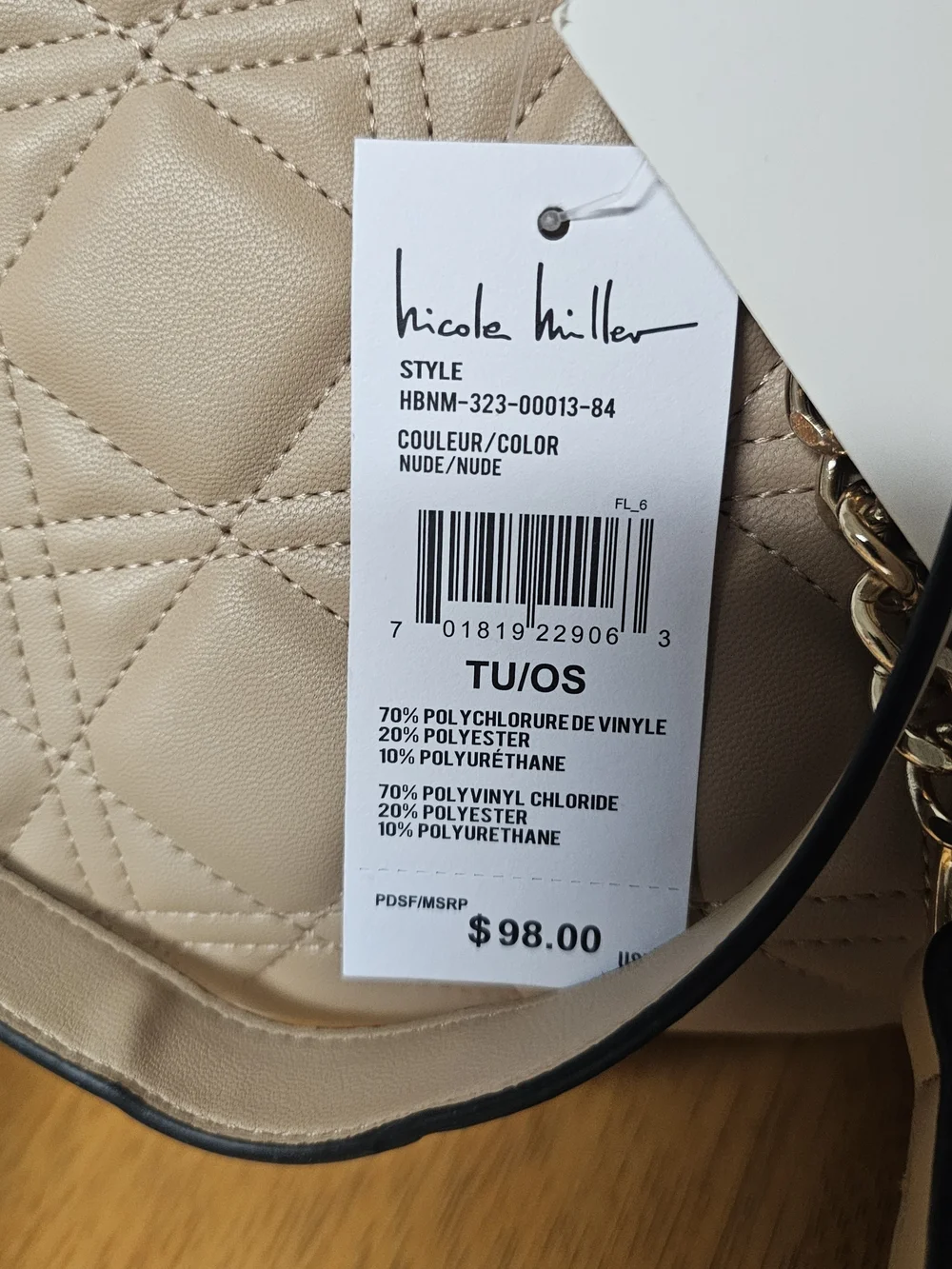 Nicole Miller New York | Bags | Nicole Miller Beige Nude Tan Shoulder ...